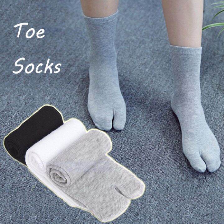 VCH Breathable Fashion Japanese Men Cotton Hosiery Flip Flop Split Toe ...