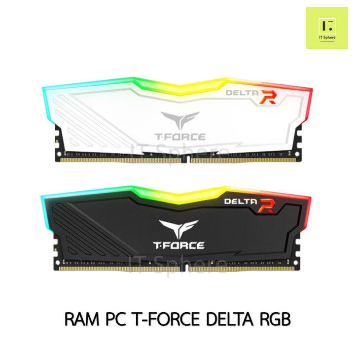 RAM DELTA RGB 8GB 8x1GB Bus2666 Bus 2666 แรม PC delta ddr4 T-force T ...