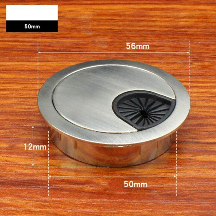 2 Inch (50mm) Desk Grommet Wire Cord Cable Hole Cover With M42 2 Bi ...