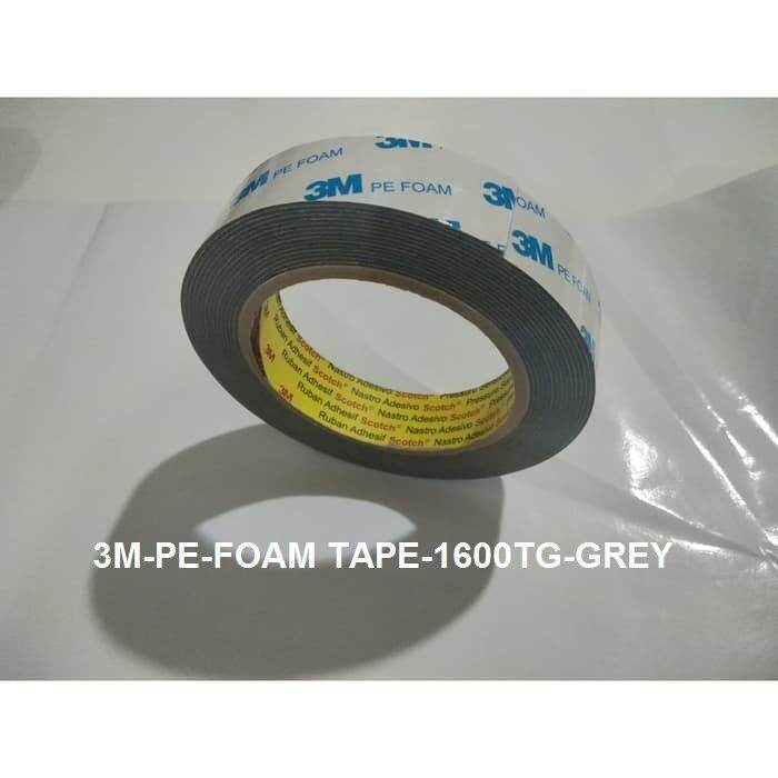 3M-DOUBLE-TAPE-PE-FOAM-1600 T GREY 12MM X 4,5M | Lazada Indonesia