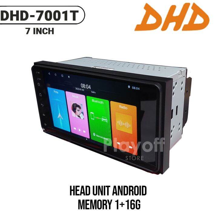 Head Unit ANDROID 7 INCH Double Din DHD-7001T (ukuran dan soket TOYOTA) | Lazada Indonesia