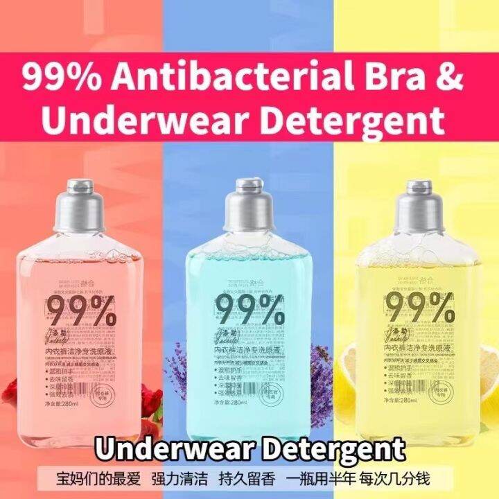 🇲🇾🐸260ML 99.9% Underwear Bra Washing liquid detergent special laundry ...