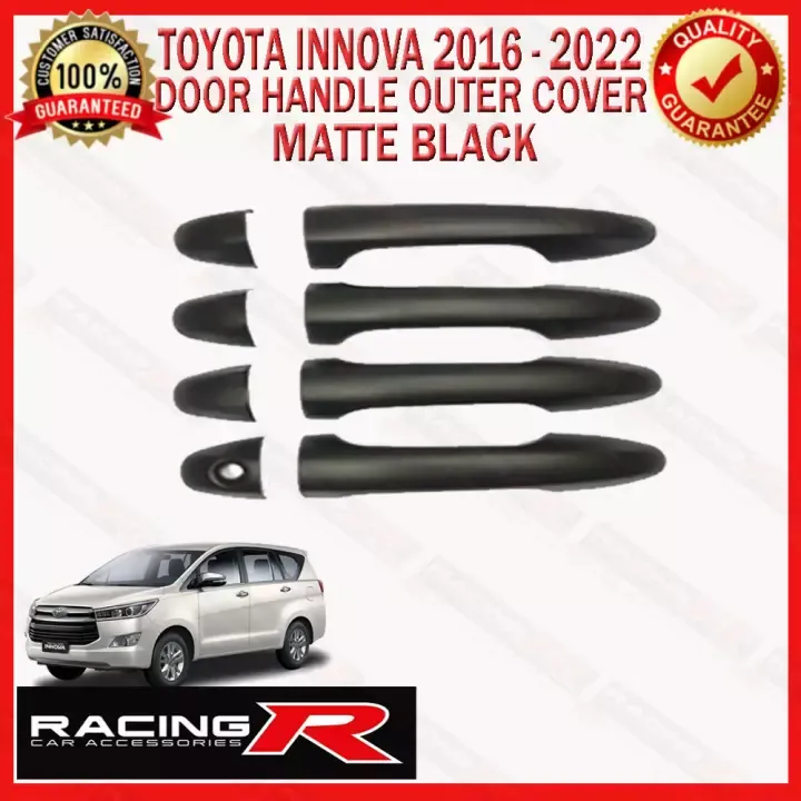 Toyota Innova 2016 to 2022 Door Handle Outer Garnish Cover Matte black ...