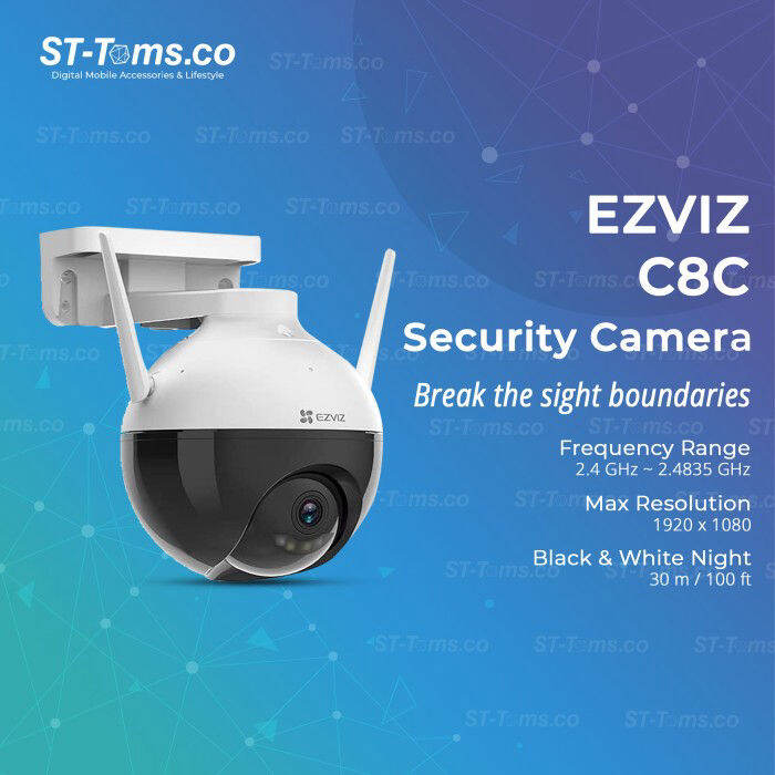 EZVIZ C8C 1080p Pan / Tilt Outdoor Smart IP Security Camera | Lazada ...