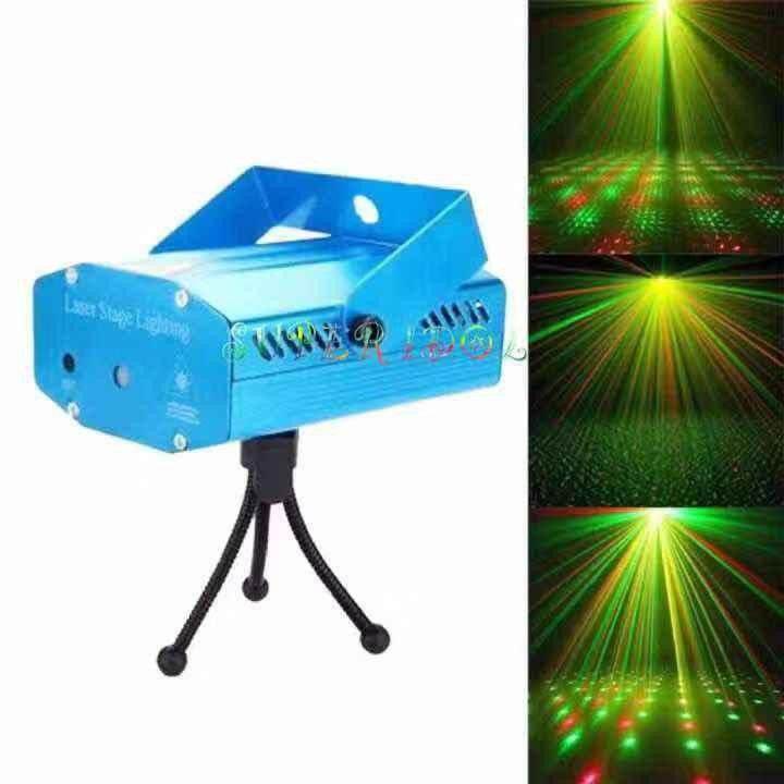 Mini LED Laser Projector Stage Lighting with Tripod Christmas lights ...