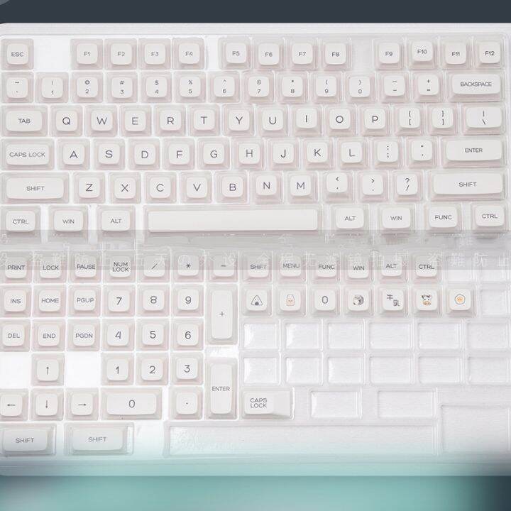 [COD]Minimalist White Keycaps Xdamda Profile 120Key PBT Patible พร้อม8 ...