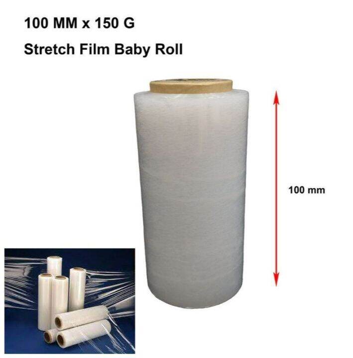 Stretch Film Baby Roll 100mm / Pembalut Plastik Pelbagai | Lazada