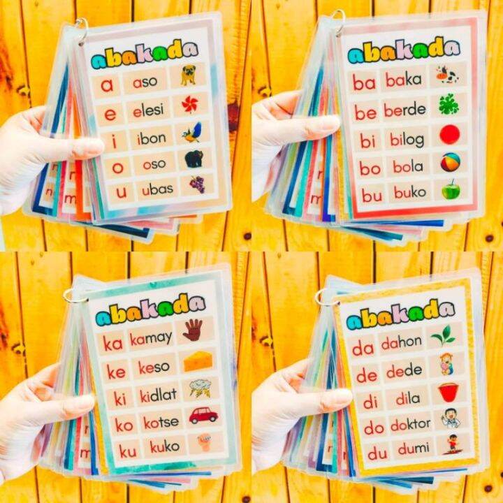 Abakada tagalog primary reading laminated educational flashcards ...