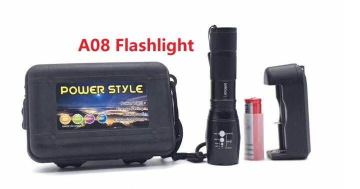 Lanfy# A08 zoom light Ultrafire Ultra Bright CREE LED waterproof Flashlight | Lazada PH