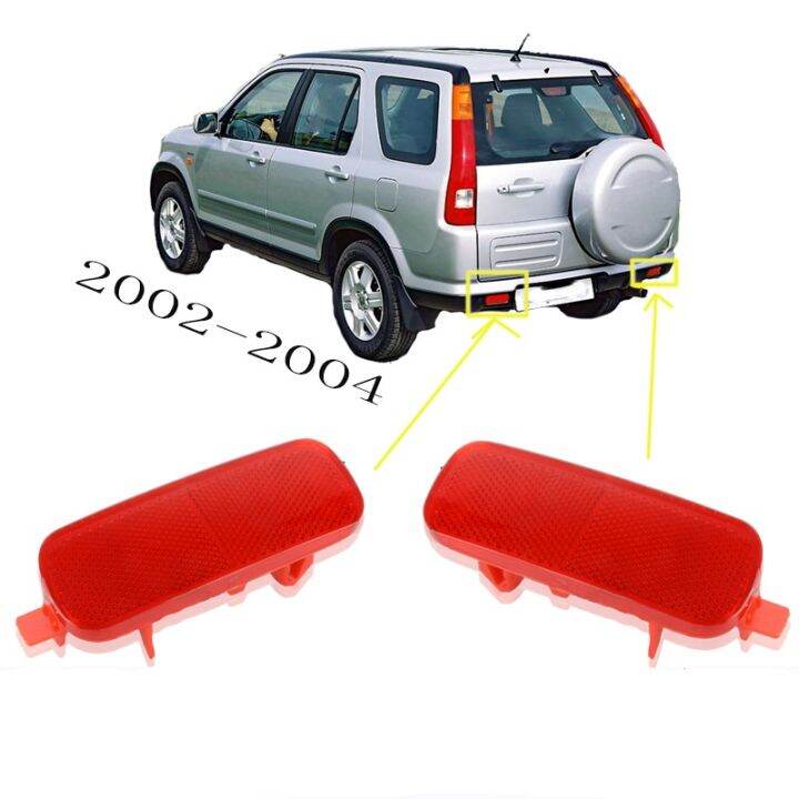 Rear Bumper Reflector For HONDA CRV S9A 2002 2003 2004 Light Fog Lamp Foglamp Rear Brake Tail ...