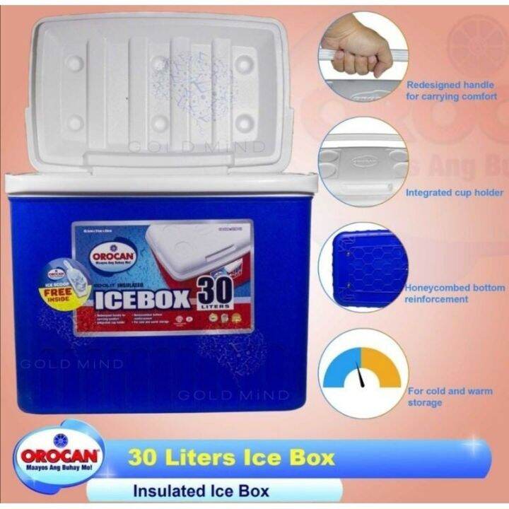 Orocan Ice Box Chest Insulated Cooler 30 - Liters Orocan Ice Box ...