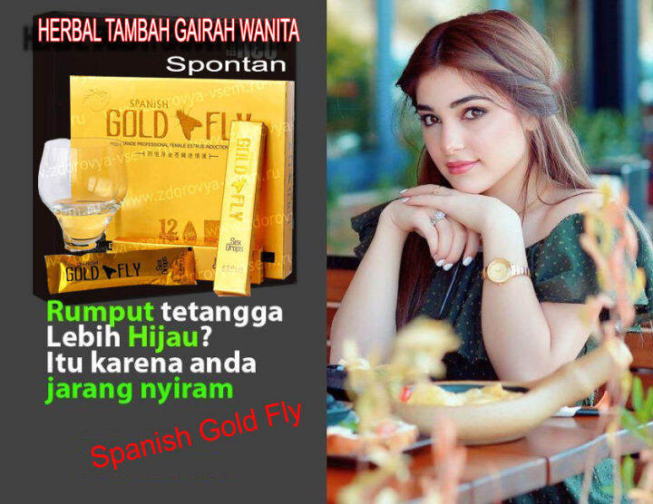 S.P.A.N.I.S.H GOLD FLY ORIGINAL isi 12 sachet | Lazada Indonesia