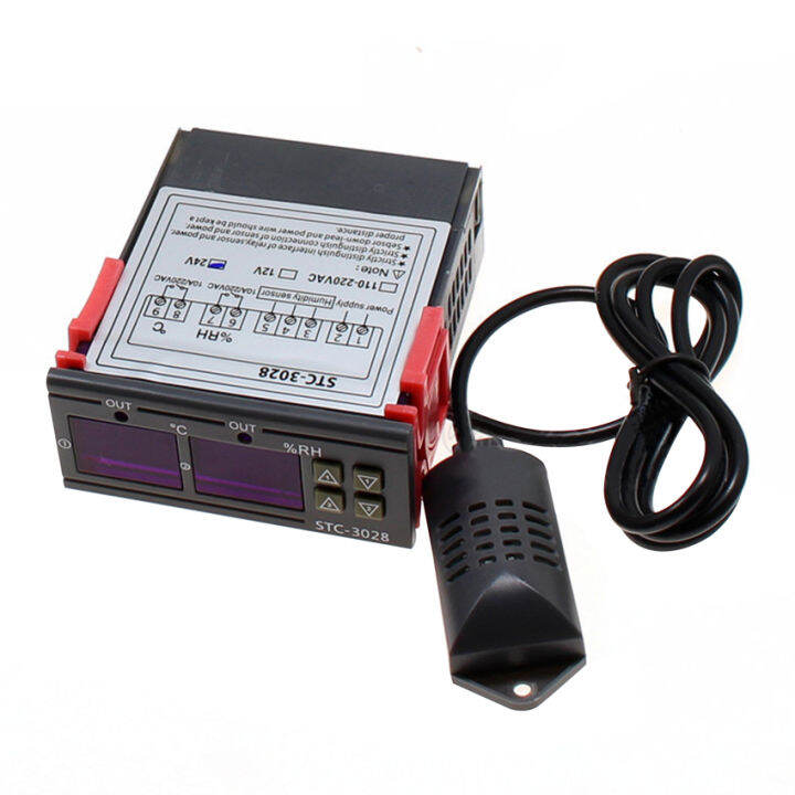 STC-3028 110-220V Temperature Controller Meter Thermostat Humidity Control Hygrometer Controller ...