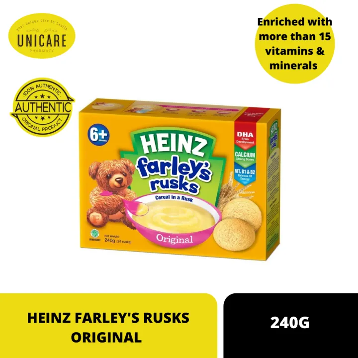 HEINZ FARLEY'S RUSKS ORIGINAL 240G | Lazada