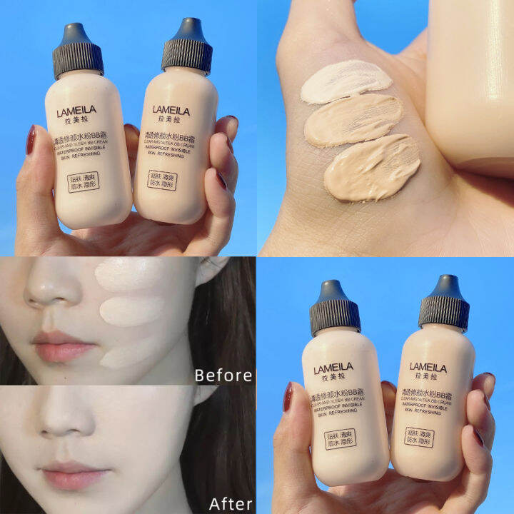 WOOLOVE Face Creamy Foundation 50ml Makeup Liquid Foundation Cream ...