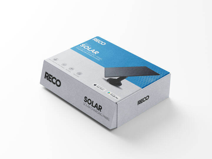 RECO Solar Panel รีโค่โซล่าพาเนล รับพลังงานแสงอาทิตย์จ่ายไฟให้กล้องวงง ...