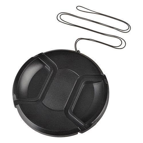 Univeral 77mm Center Pinch Snap-on Front Lens Cap for Canon DSLR Camera ...