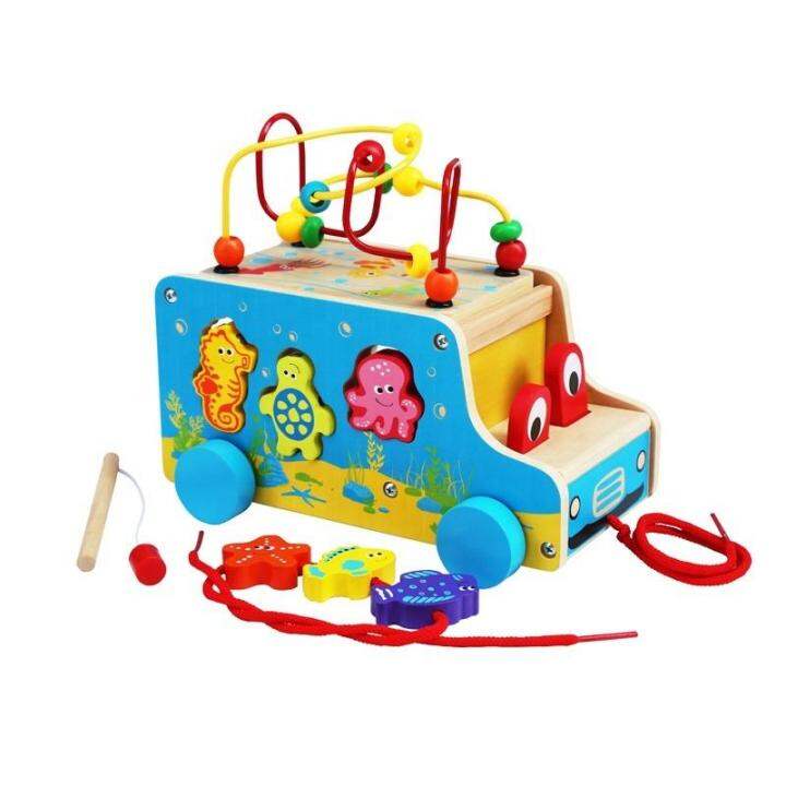 Under the Sea Pull Along Car With Bead Maze | Lazada PH