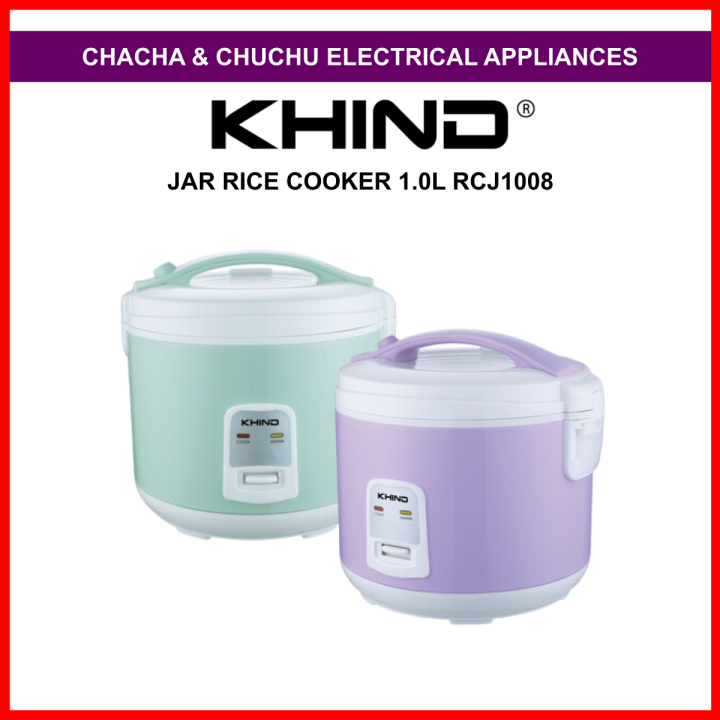 Khind Jar Rice Cooker 1.0L - RCJ1008 | Lazada