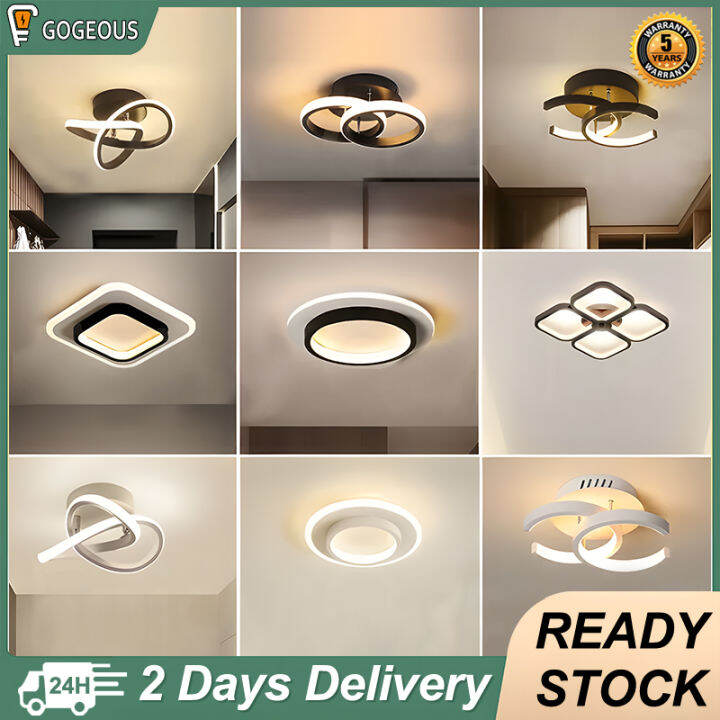 3 Colors Ceiling Light LED Wall Light Cold White/Neutral/Warm Yellow ...