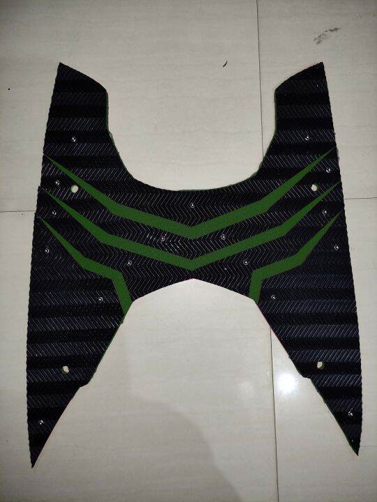 Yamaha Mio Gravis Rubber Matting L Design w Stainless Screw Matte Green ...