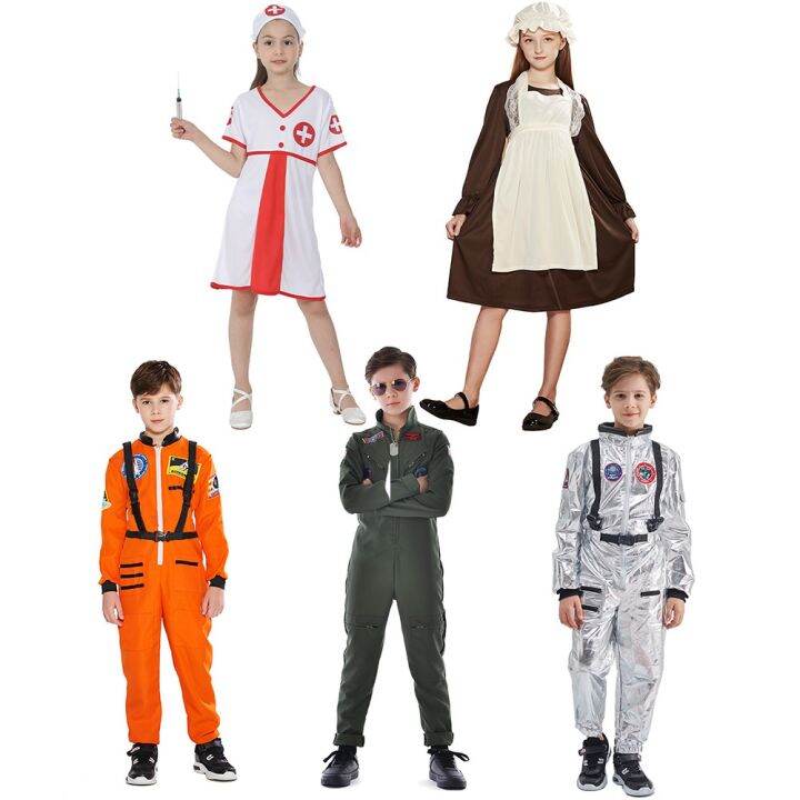 ORN CODChildren Fancy Career Role Play Costume Kids Working Job Uniform ...