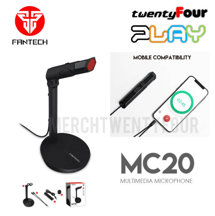 Fantech MC20 Microphone desktop mic multi platform | Lazada PH