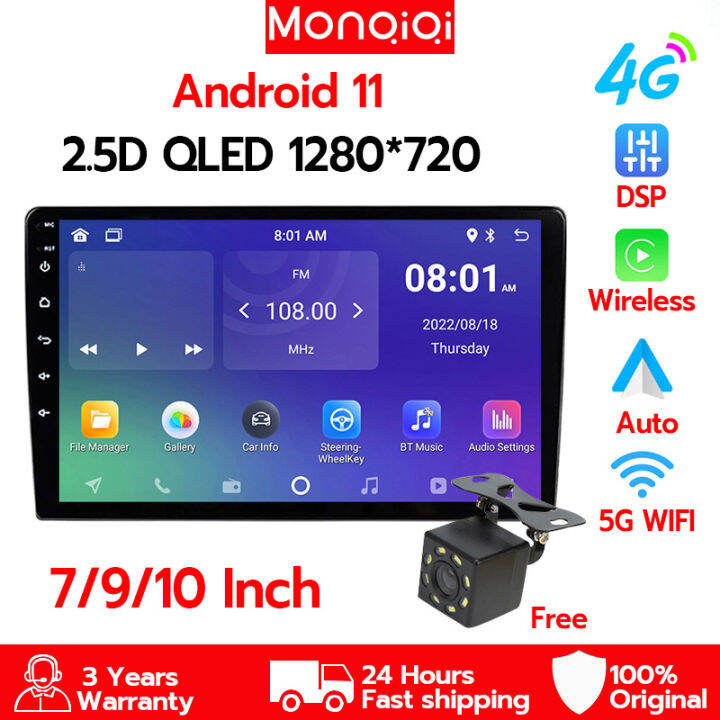 MonQiQi Gps Navigasi Mobil Layar Ips 9 "2Gb Ram 32gb Rom Android 11 Head Unit 2.5d | Lazada ...