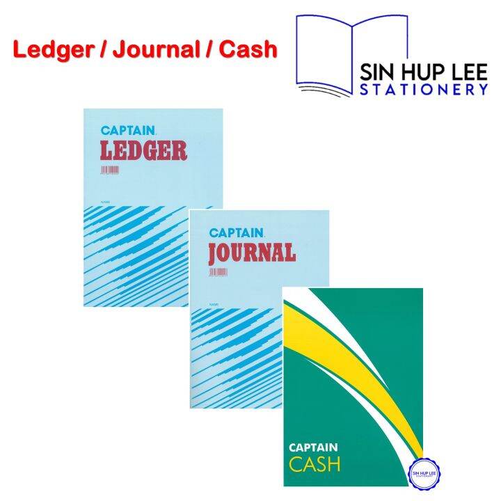 Captain Account Book Cash / Ledger / Journal Book 40 Pages Buku Kira ...