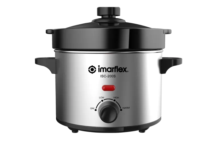 Imarflex ISC-200S Slow Cooker 2Qt (Stainless Body) | Lazada PH