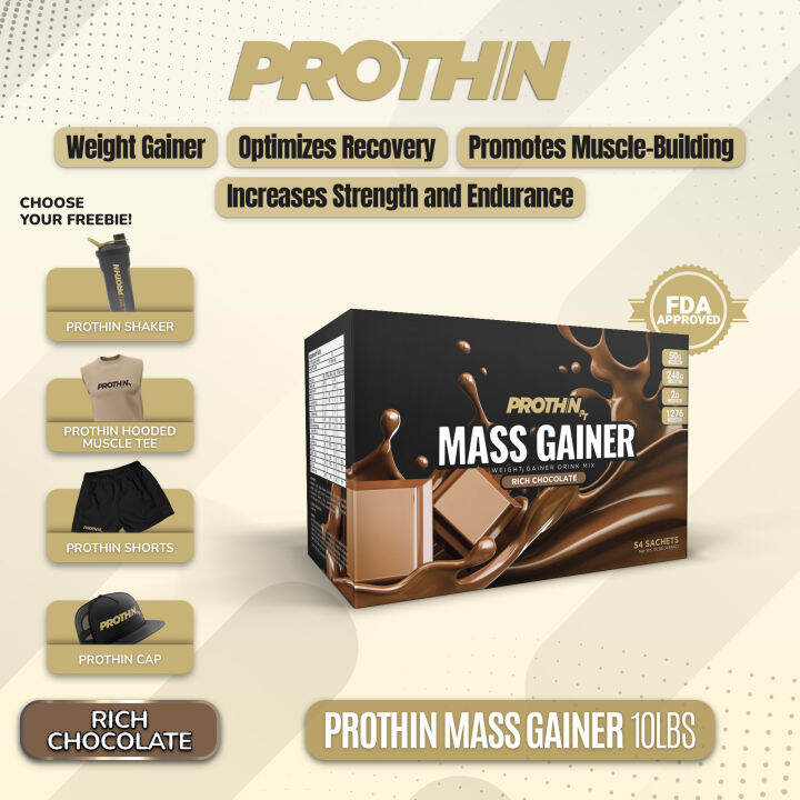 Prothin Mass Gainer 10lbs. (Rich Chocolate) | Lazada PH