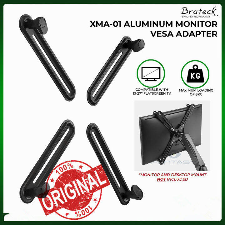 FANTASY ORIGINAL Brateck XMA-01 Aluminum Monitor VESA Adapter Mount Kit ...