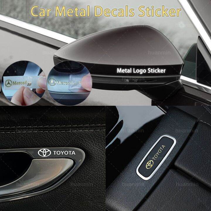 Car Sticker For Toyota Metal Rearview Mirror Wiper Decals Door Handle ...