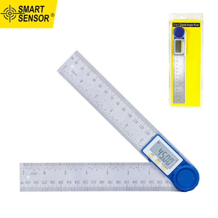 Pintar Sensor Digital Sensor Digital Protractor 200Mm 7 Inci Pencari ...