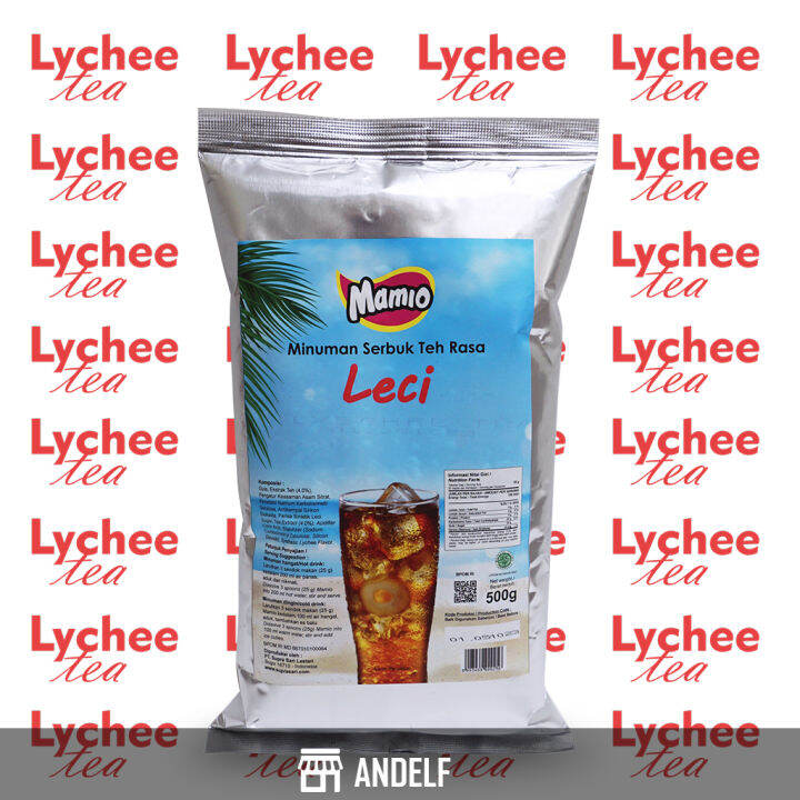 Bubuk Minuman Lychee Tea Mamio Kemasan 500 Gram | Lazada Indonesia