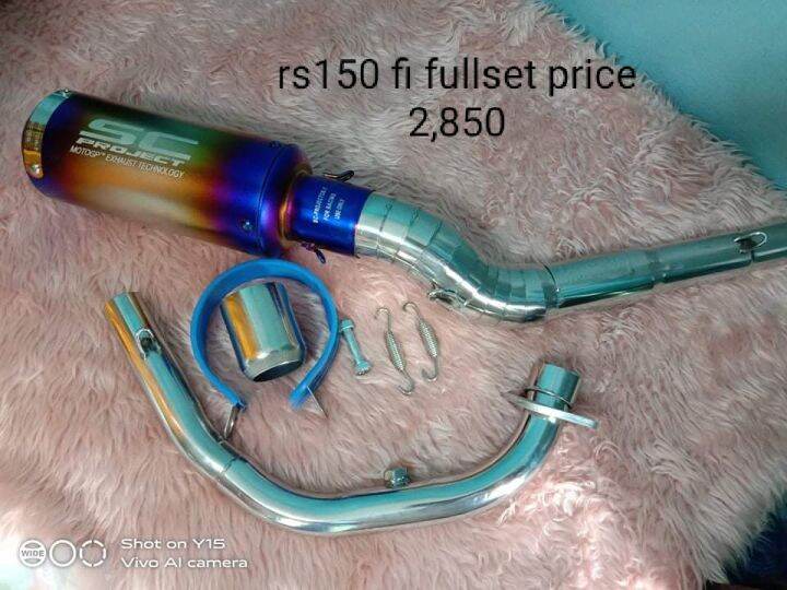 RS 150 Fi FULL EXHAUST SYSTEM SC PROJECT | Lazada PH