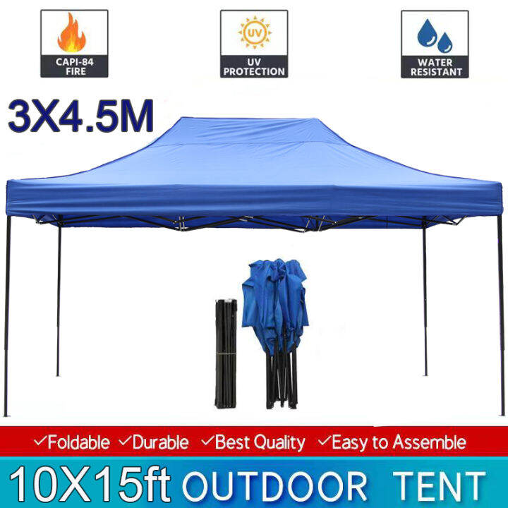 Mega Mall 3x4.5M Foldable Retractable Tent Tent Outdoor With Steel ...