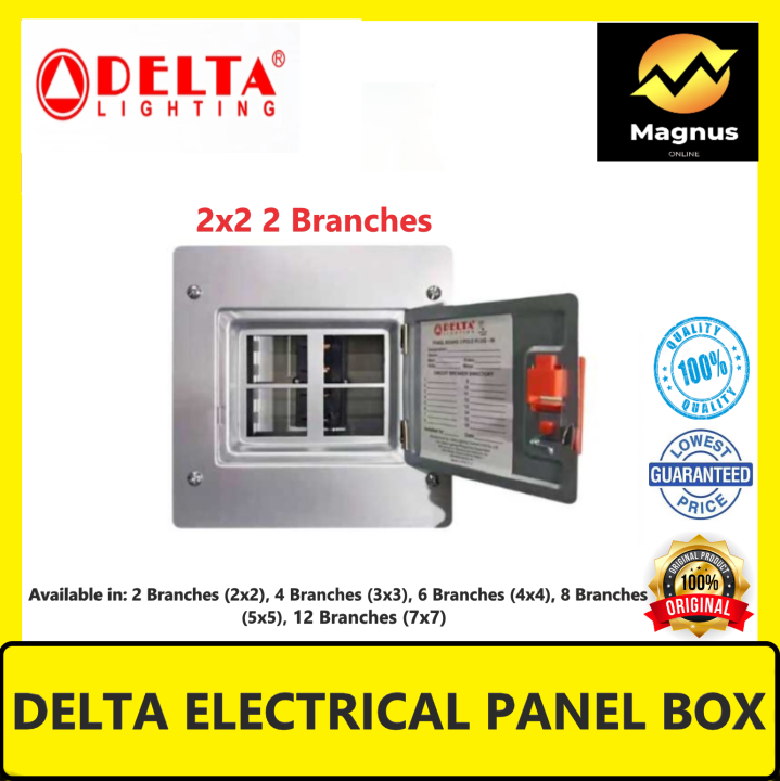 Delta Electrical Panel Box 2 / 4 / 6 / 8 / 12 Branches Plug In Board ...