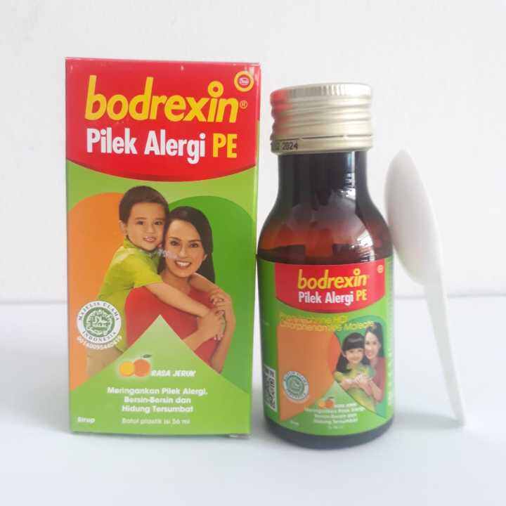 Bodrexin Pilek Alergi PE Rasa Jeruk 56 ml | Lazada Indonesia