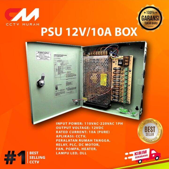 POWER SUPPLY 12V 10A BOX | Lazada Indonesia