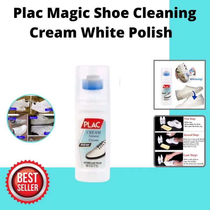 Plac Magic Shoe Cleaning Cream White Polish | Lazada PH