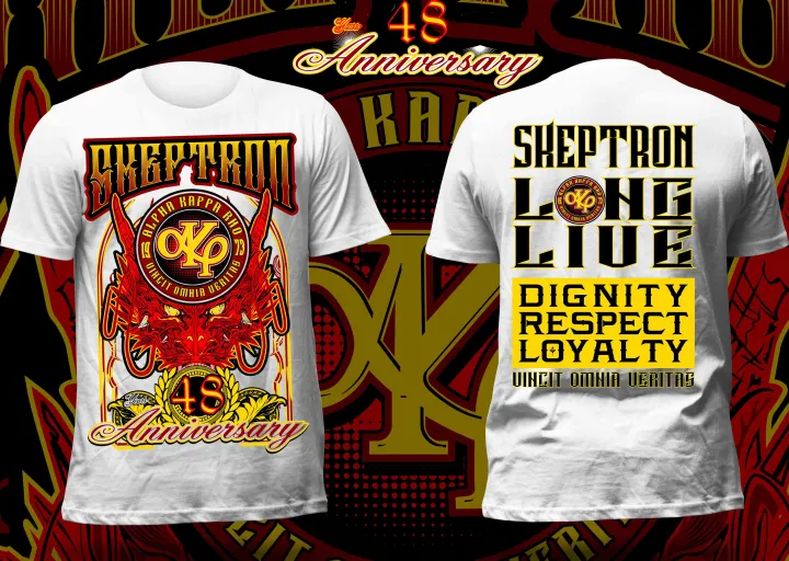SKEPTRON 48 YRS ANNIVERSARY FRAT SHIRT (FREE LOGO STICKER) | Lazada PH