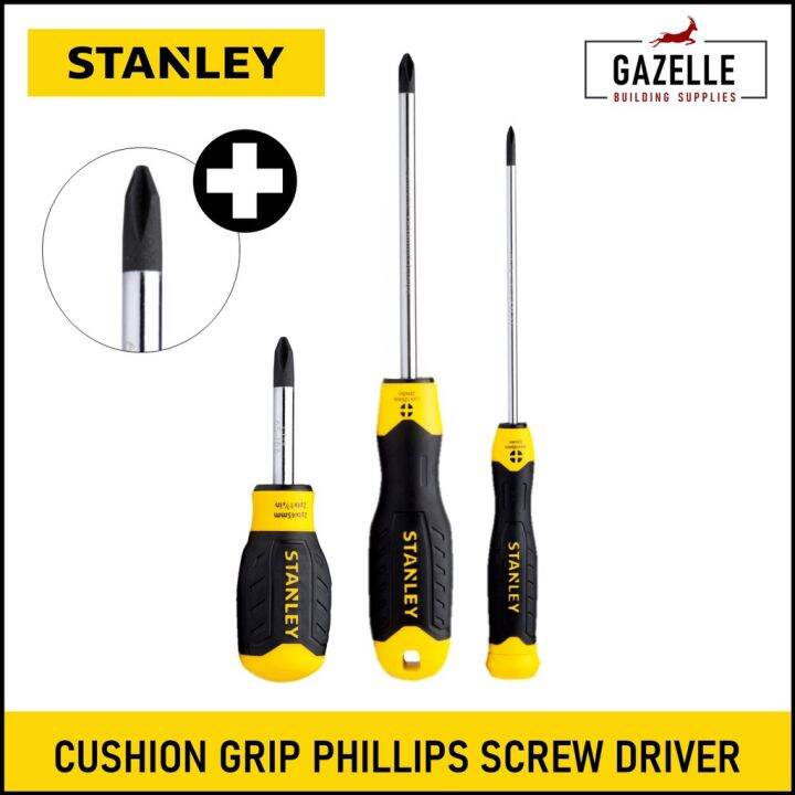 ♪Stanley Cushion Grip Phillips Philips Screwdriver Screw Driver 10 ...
