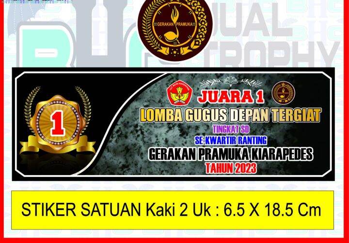 Stiker piala Kaki 2 harga Satuan/Set | Lazada Indonesia