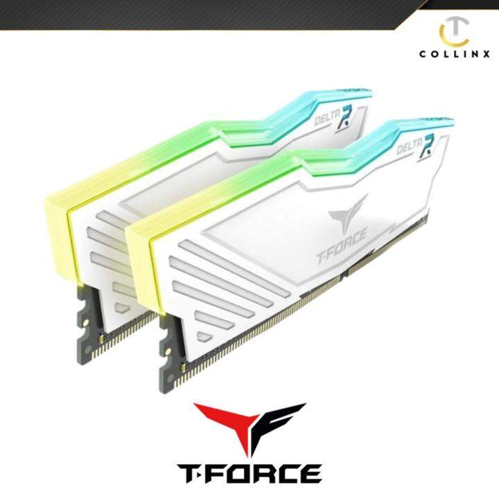 8gb 16gb 32gb DDR4 TeamGroup TForce Delta Black/white RGB RAM | 3200MHZ ...