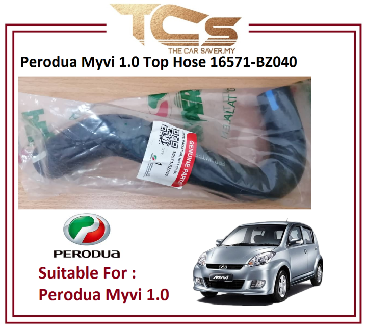 Perodua Myvi 1.0 Top & Bottom Hose 16571-BZ040 / 16572-BZ040 (100% ...