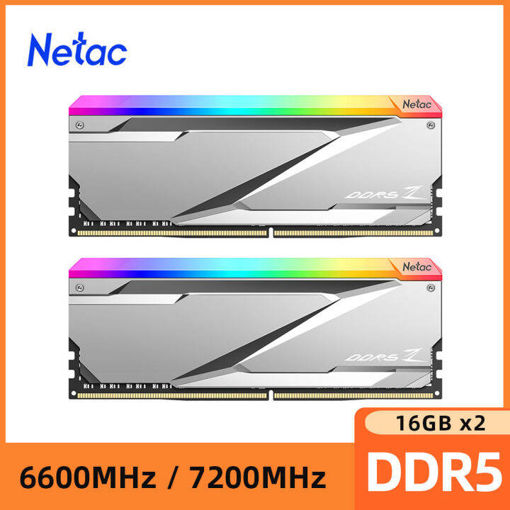 Netac Memoria RAM DDR5 32GB (16GBX2) 6200mhz 6600mhz 7200mhz RGB DDR5 ...