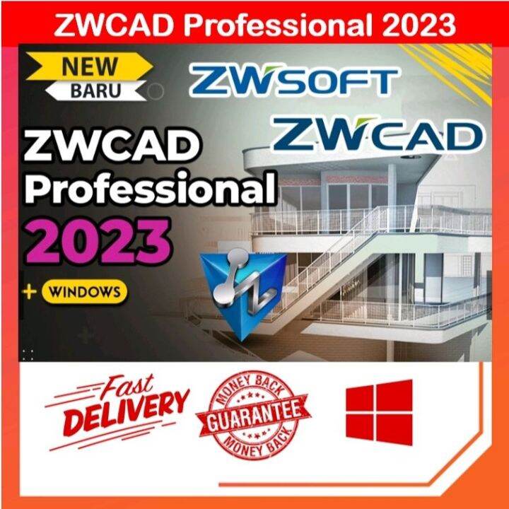ZWCAD Professional 2023 | Lifetime For Windows | Full Version [ Sent email only ] | Lazada.co.th