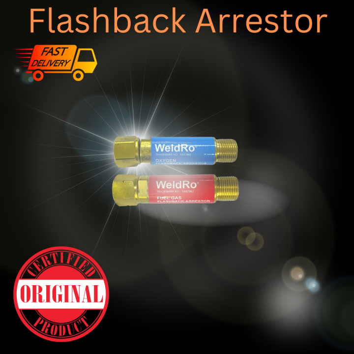 [Stock Clearance] WeldRo Type Flashback Arrestor | Oxygen & Acetylene ...
