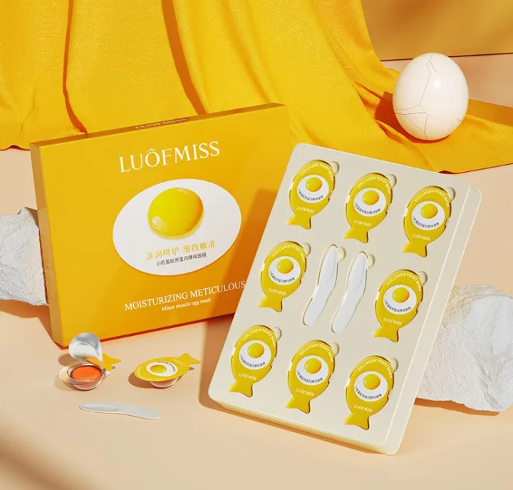 Sleep Mask Egg Mask Deep moisturizing Hydrating Shrinking pores ...